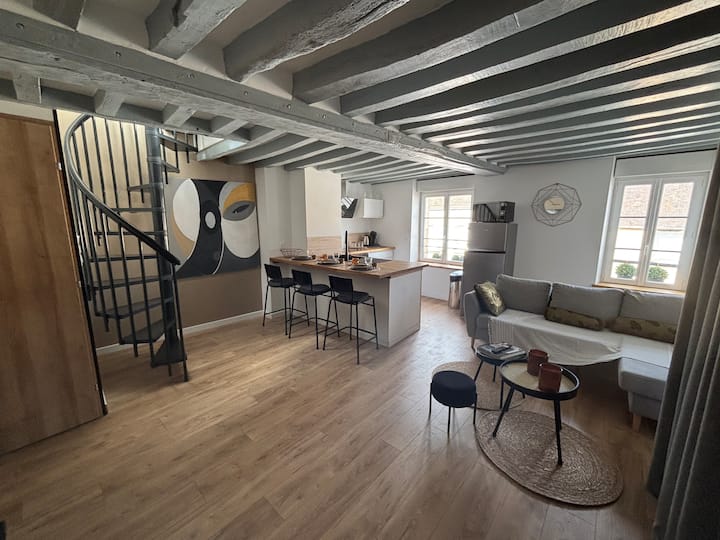 La Clé Du Temps, Charmant Petit Appartement - Falaise