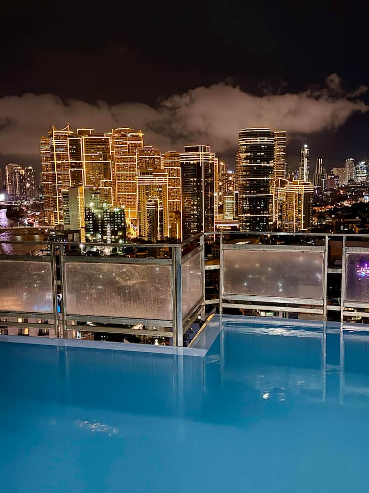 Studio à Poblacion | Wifi 300 Mbps + Piscine & Gym - Manille