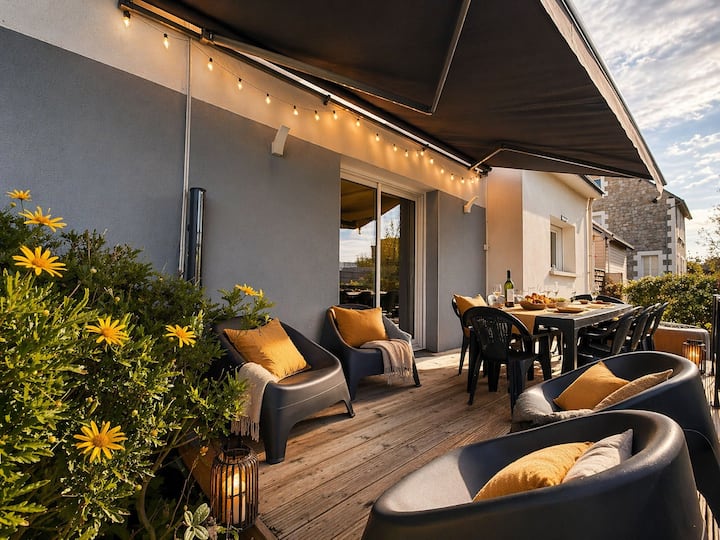 Villa Ker Marjac - Jaccuzzi & Terrasse - Parking - Saint-Malo