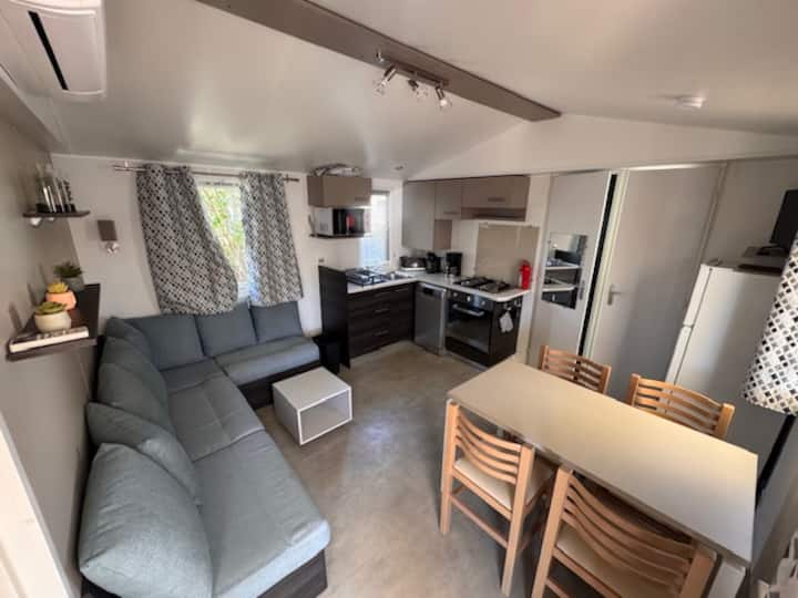 Mobil-home 4-6 Pers Proche Piscine à La Carabasse - Vias