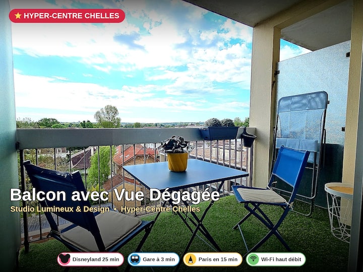 Chelles Hyper-centre :  Lumineux & Avec Terrasse - Chelles