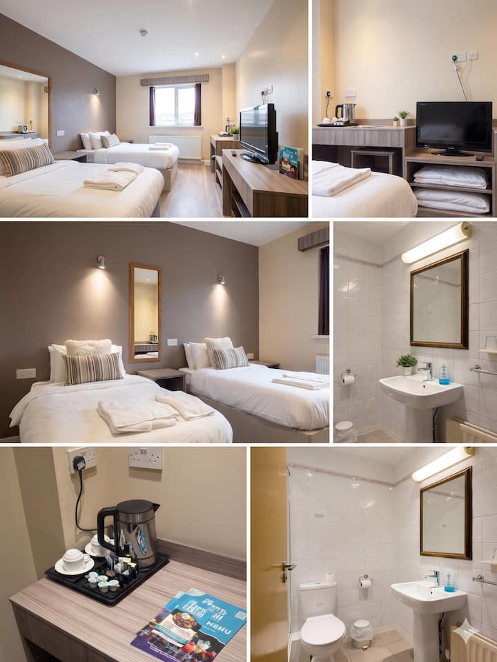 Standard Twin Room: Perfect For Friends & Families - Leicester
