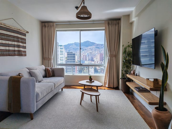 Illimani Sky View | 17th Floor | 2br Sopocachi - Bolivia