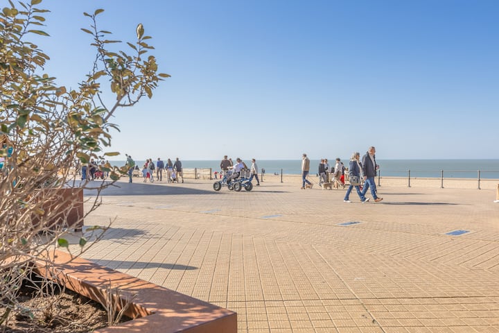 Beachside Duplex Apartment & Sunny Seaview Terrace - Ostend