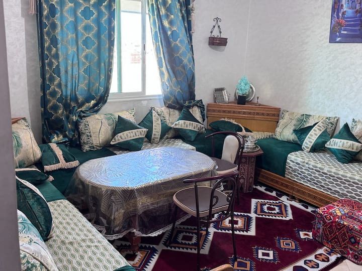 Bel Appartement Avec Vue Imprenable Terrasse Wifi - Meknes