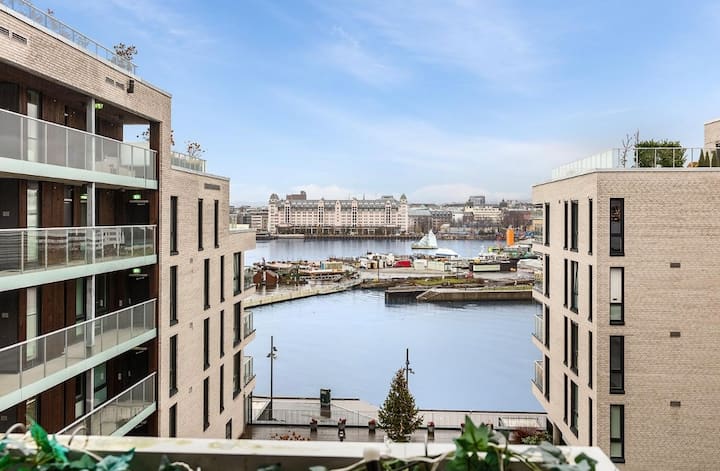 海景+城市景观奥斯陆中央火车站旁边的高品质公寓 车位+电梯 - Oslo