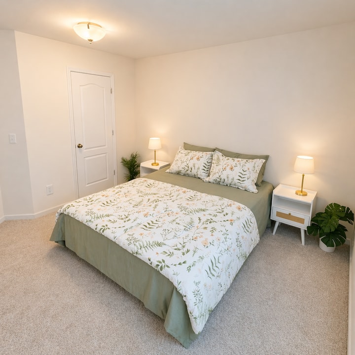 Forest | Private Room+bath | Quiet & Comfortable - Cary, NC