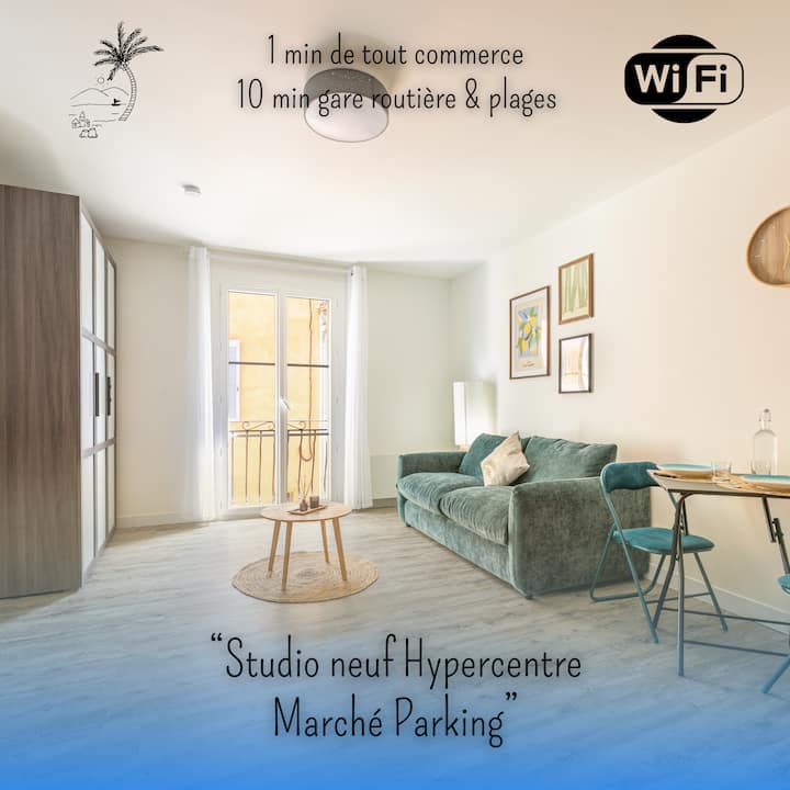 Studio Neuf • Hypercentre • Marché • Parking - Martigues