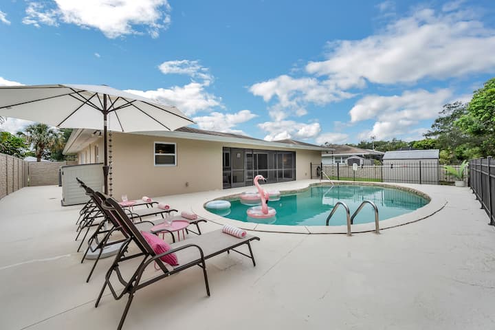 Bolero Fairway Oasis | Private Pool |Golf View - ネープルズ, FL