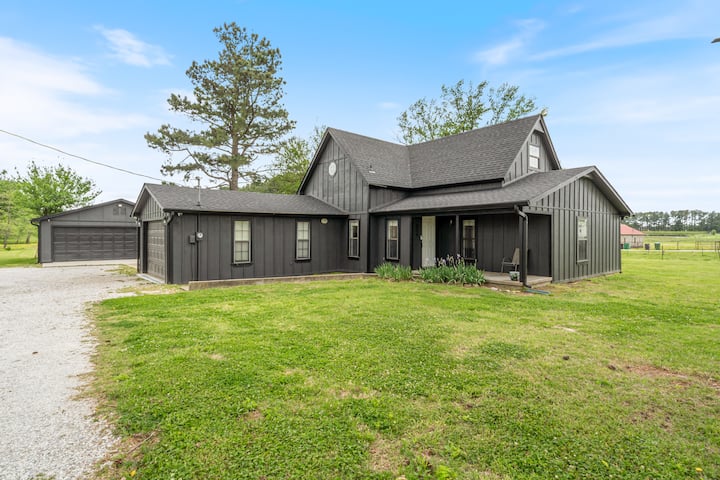 Modern Black Home|private Acre|mins To Bentonville - Rogers, AR