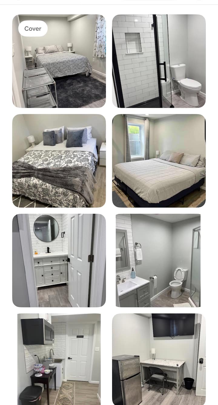 Entire Basement 3 Rooms 2 Full Bath Free Parking - Dover, DE