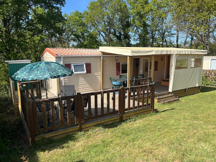 Camping Paradis Mobile-home Cosy Pour 4 Personnes - Clohars-Carnoët