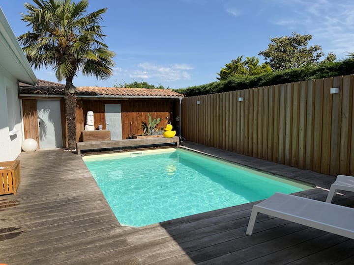 Maison Au Calme, 4 Chambres, Piscine, Pétanque - Bordeaux