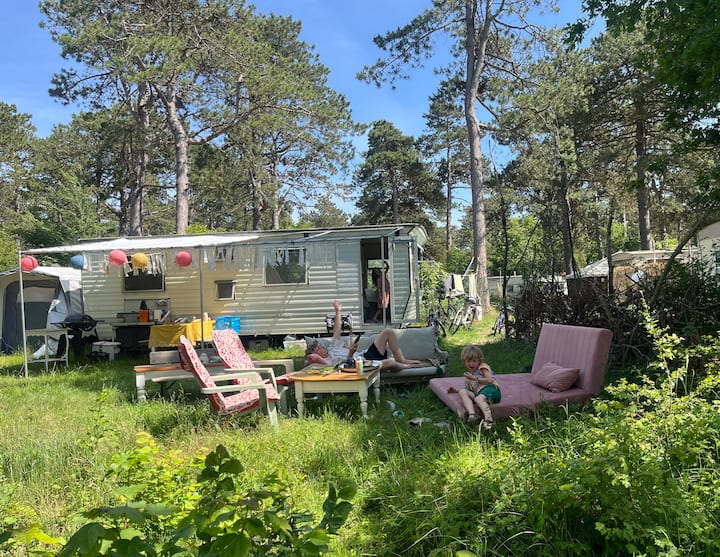 Simpel Gelukkig - Bakkum Caravan Met Topplek - Egmond aan Zee