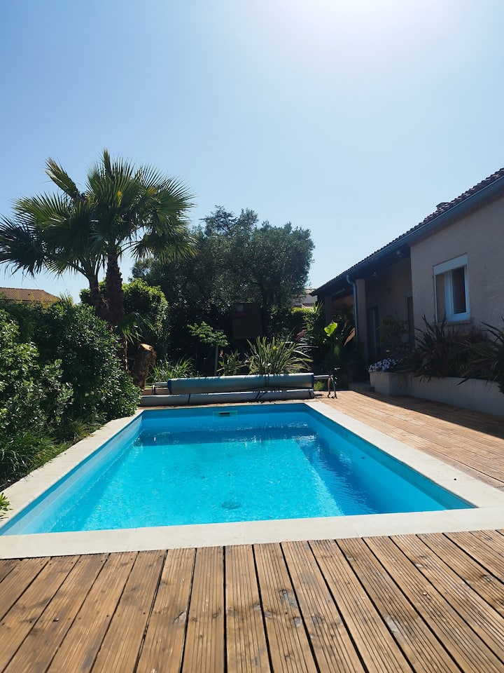 Villa, Piscine : Plage à Vélo & Montpellier 10min - Villeneuve-lès-Maguelone