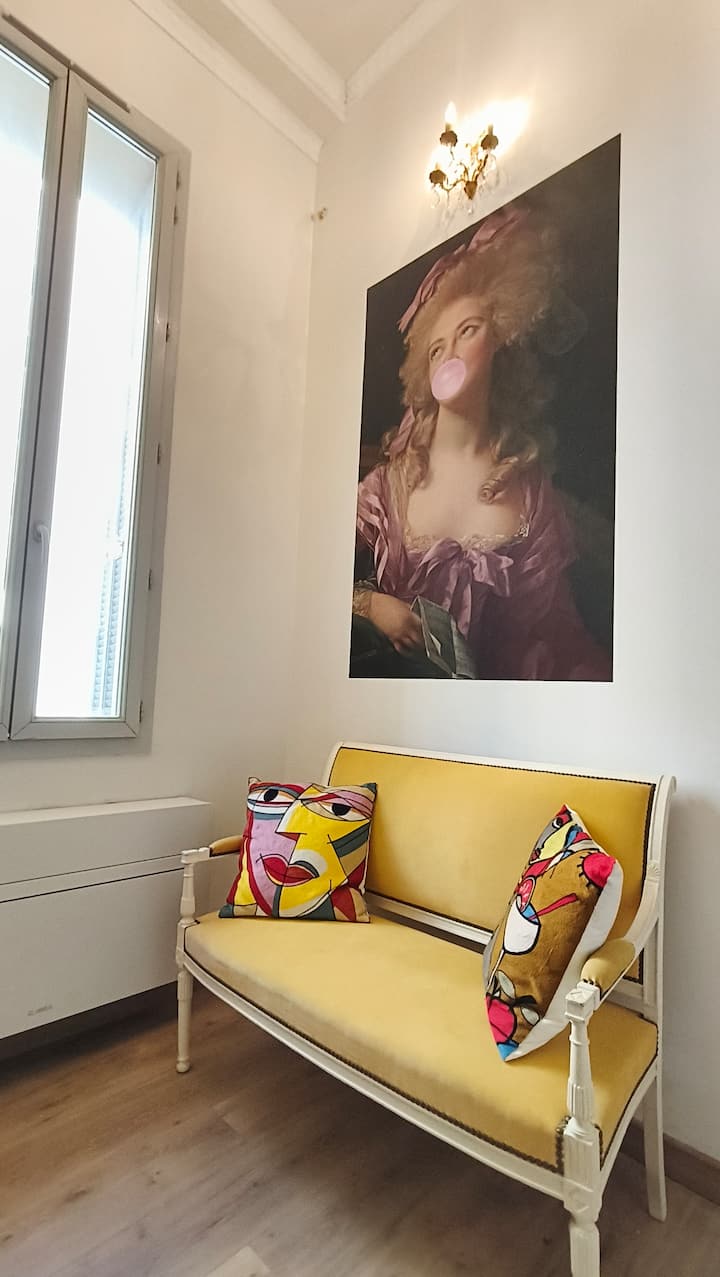 Chic French Studio, 2 Min To Shop, Tram And Beach - Nizza