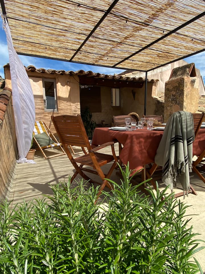 Maison De Village, 6 Pers, Terrasse Vue Ventoux - Bédoin