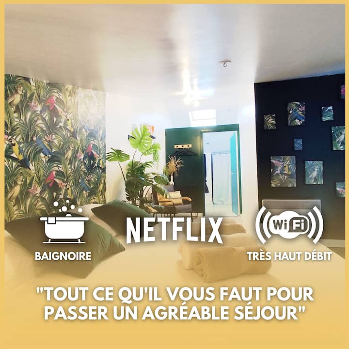 Duplex Le Jungle : Design & Confort à  Bègles - Bègles