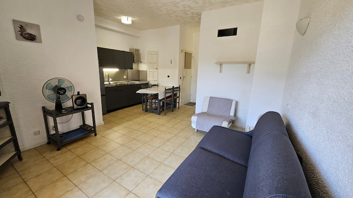 Studio Climatisé, Plage 100m, Parking Gratuit. - Lumio