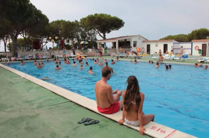 Zecamping 3* Mobil Home 45m² 100m Plage - Canet de Mar