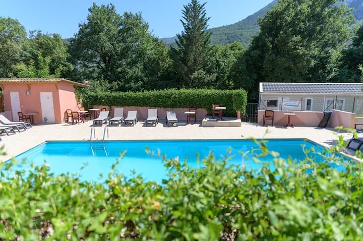 Zecamping 2* Mobil Home 33m² Piscine - Sospel