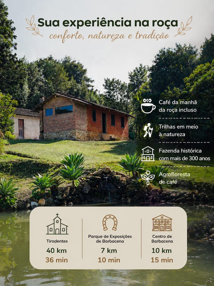 Roça Mineira · Café Da Manhã · Cafezal · Trilhas - Barbacena