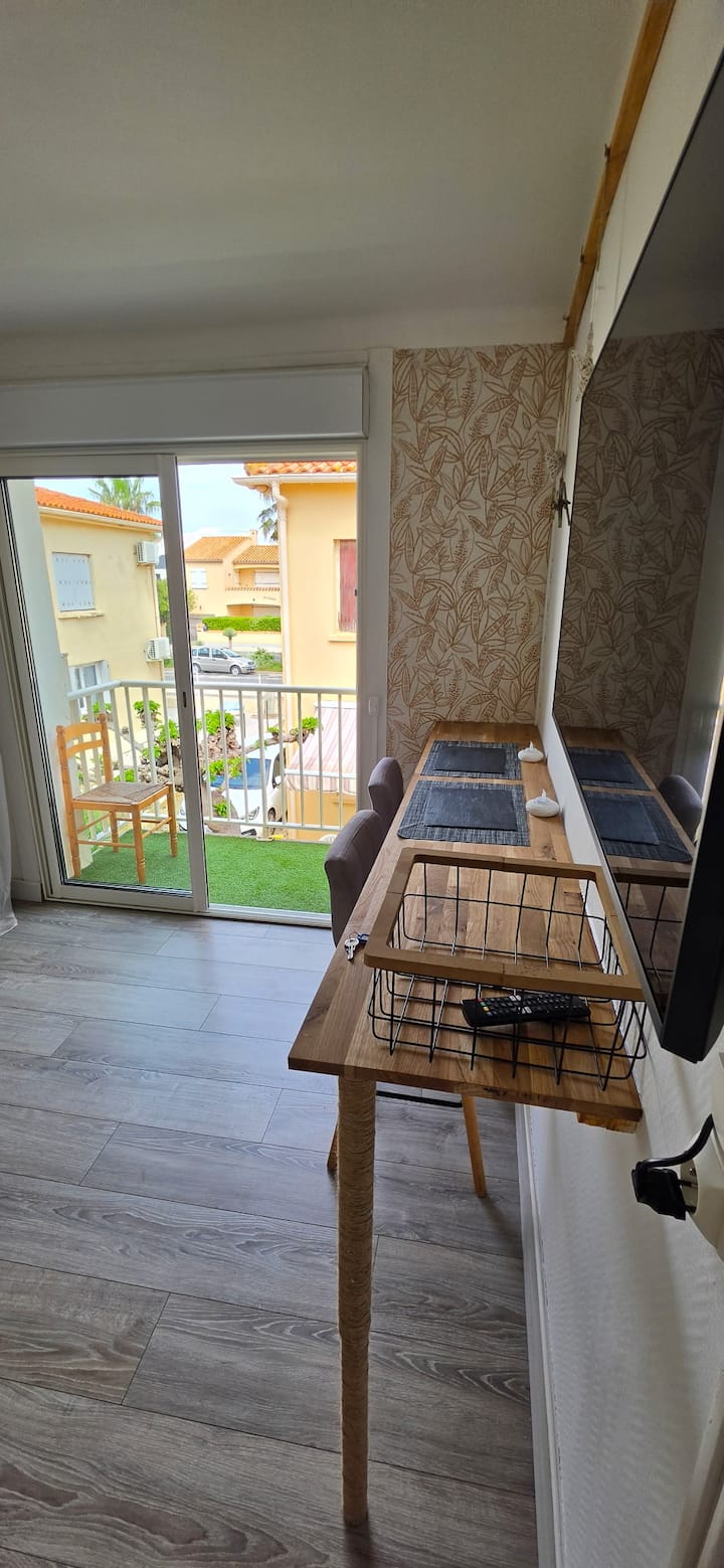 Studio Clim Et Parking à 150 M De La Plage à Pied - Valras-Plage