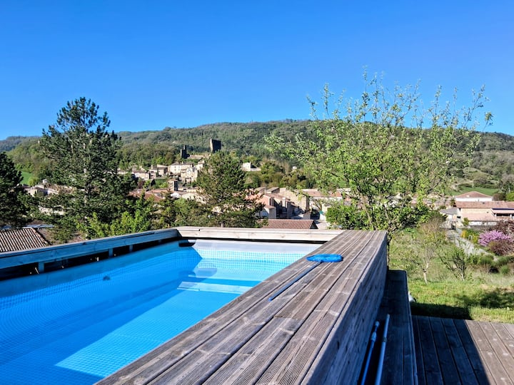 Maison Déco Avec Vue - Bourdeaux - 6pers - Bourdeaux