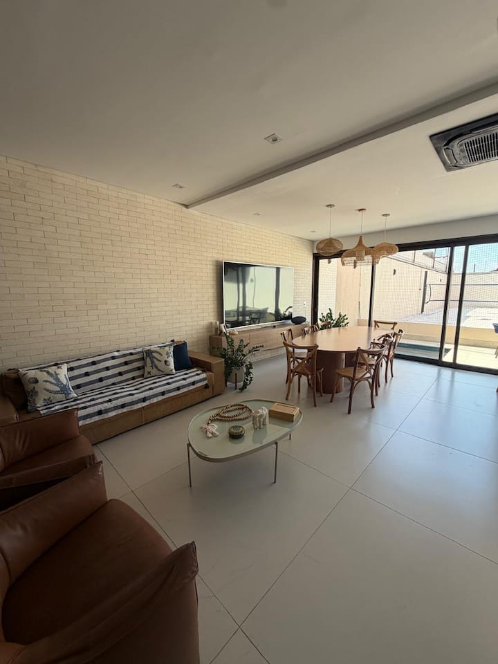 Casa Com Quadra De Beach Tenis. Grupos Pequenos. - Río Claro