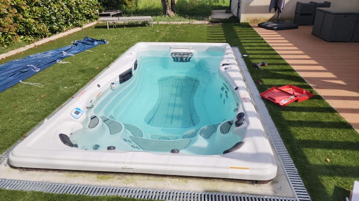 Villa Avec Spa & Spa De Nage 4 Chambres Jardin - Muret