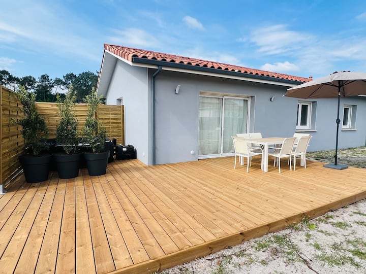 Maison 3 Chambres Pour 6 Personnes Avec Jacuzzi - Castets