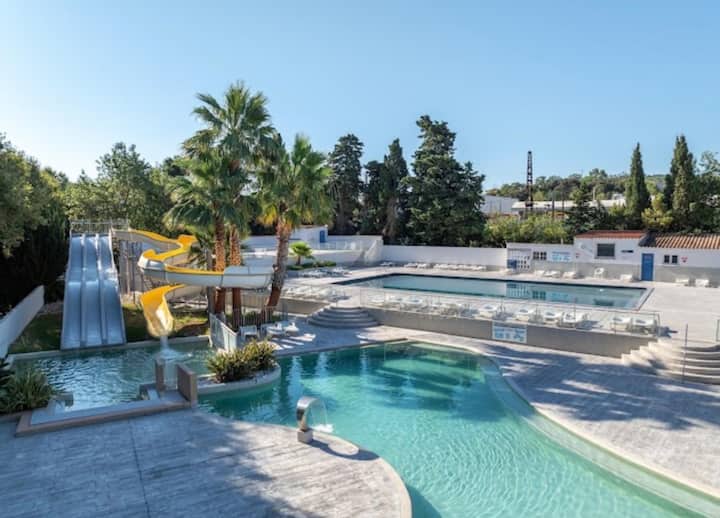 Mobil-home 3 Chambres Camping Parc Des 7 Fonts - Marseillan