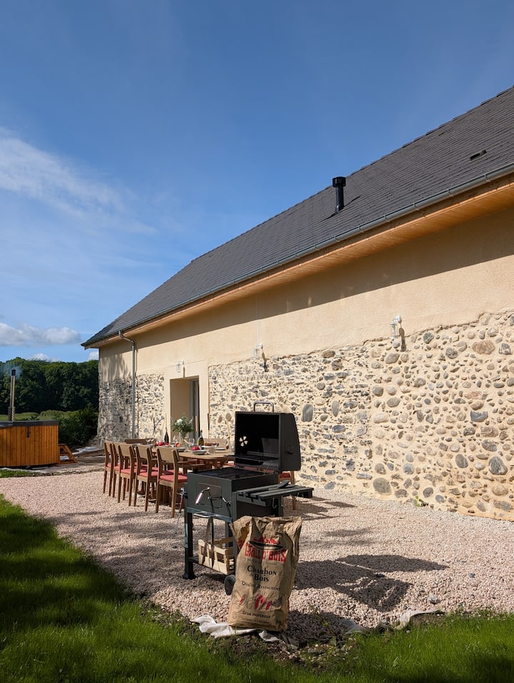 Grande Grange 12 Pers Bain Nordique & Vue Pyrénées - Lourdes
