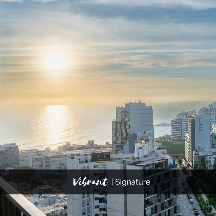 V* | Beautiful Oceanview Duplex W/pool+gym+balcony - Peru