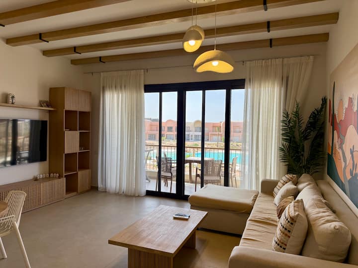 Delightful 2br Apt/ Free Pool | Kamaran @ Elgouna - Hurghada