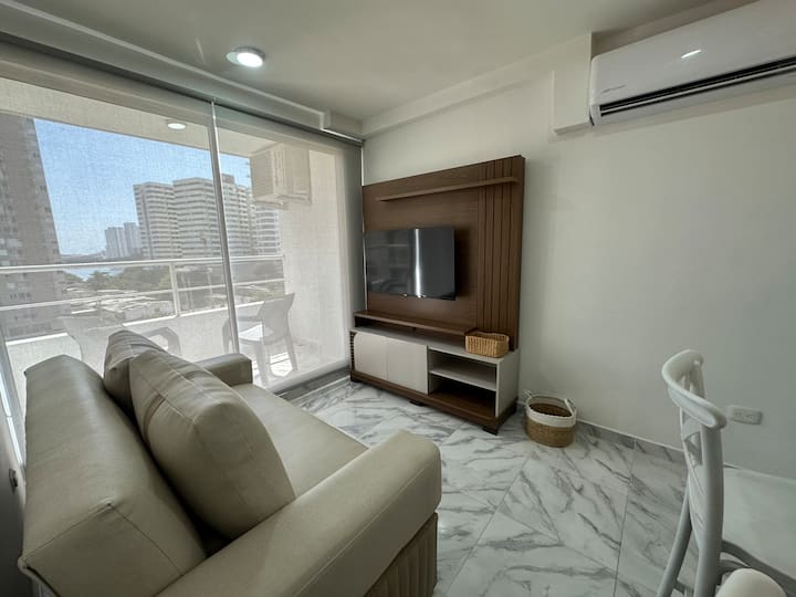 Moderno, Fresco Y Cerca Al Mar Con Vista Increíble - Cartagena, Colombia