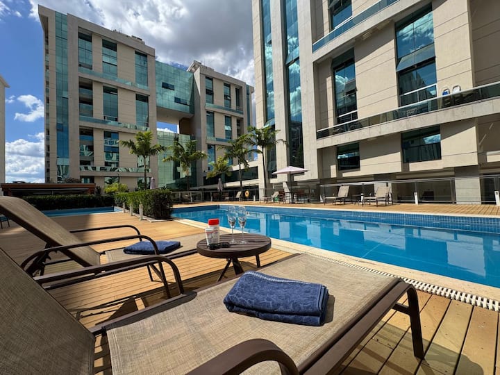 Studio Park Sul | Piscina, Spa, Próx. Aero E Metrô - Brazil