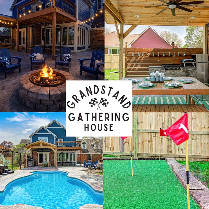 Grandstand Gathering House: Pool, Theater, Gym - Greenwood, IN
