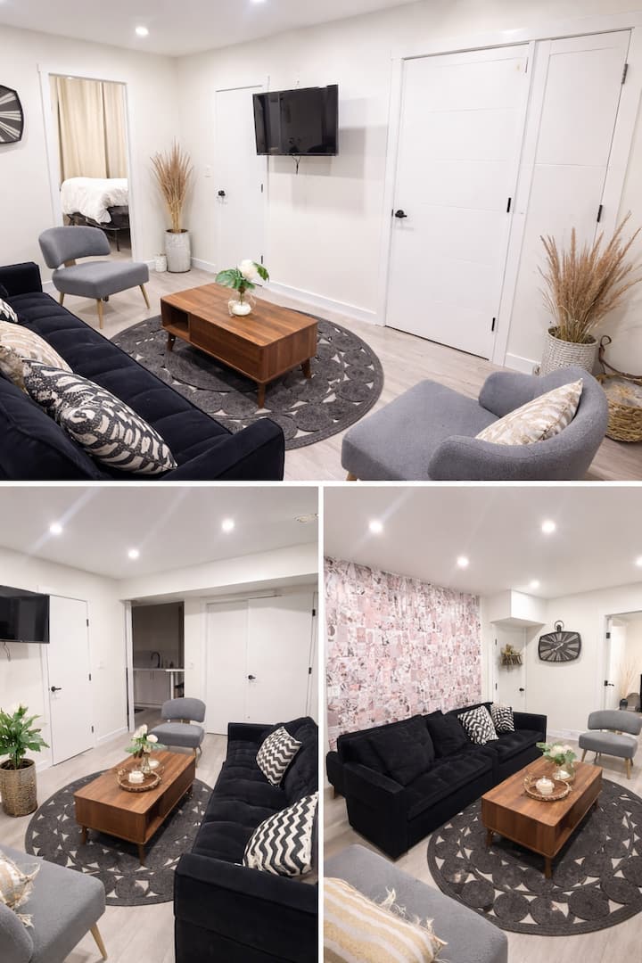 Modern 2-bedroom Suite Family-friendly Stay - Airdrie