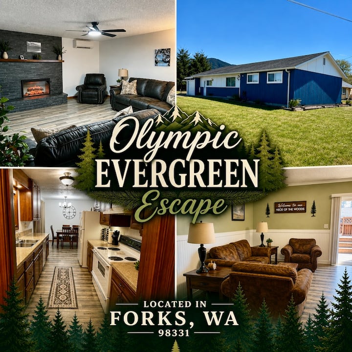 Olympic Evergreen Escape - Sleeps 6 Explore Onp - Forks, WA