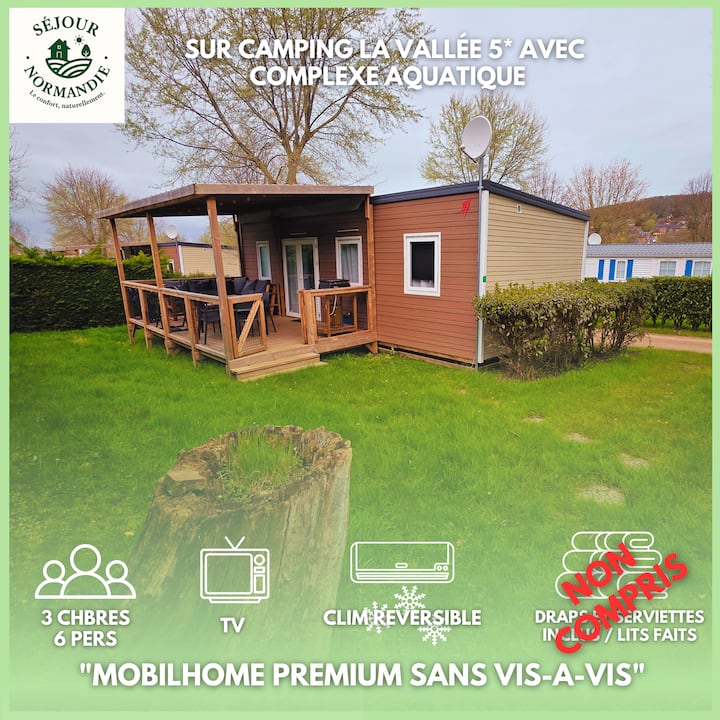 Mobilhome Premium Sans Vis-à-vis | Houlgate 5* - Houlgate