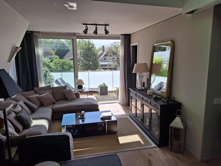 Charmant Appartement En Attique - Parc Privé - Lausanne