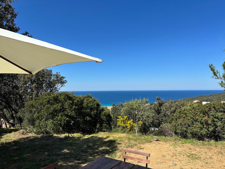Studio Jp Vue Mer Avec Terrasse - Isola Rossa