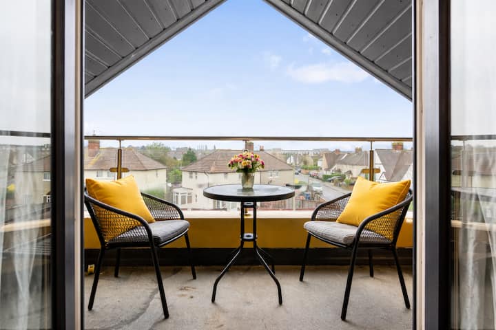 Ox Bright & Spacious 2br Flat | Balcony & Netflix - Oxford