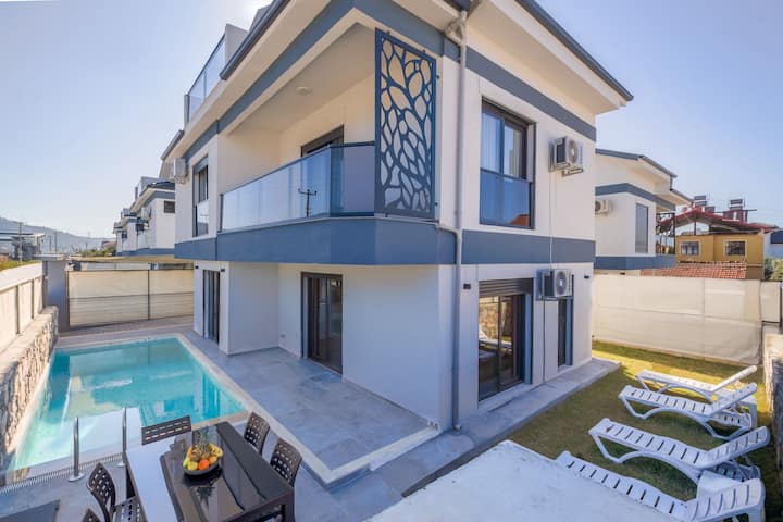 #Villa Anka# ÇAlış Plajına 3 Dakika Mesafede 4+1 - Fethiye