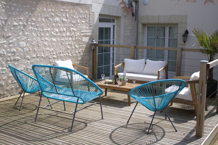 Maison 9 Pers – Grand Patio à 15 Min Du Zoo - Le Lude