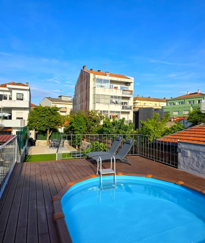 Porto Urban Oasis - 3br W/ | Pool | Garden | Ac - Porto
