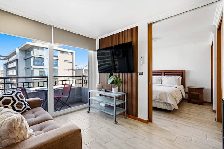 Departamento Renovado, Con A/c Providencia Metro - Chile