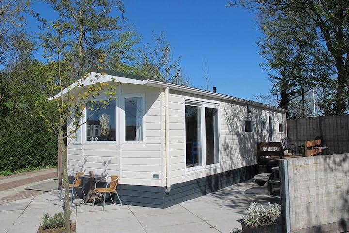 Chalet De Ooievaar Op Camping Oudesluis - Julianadorp
