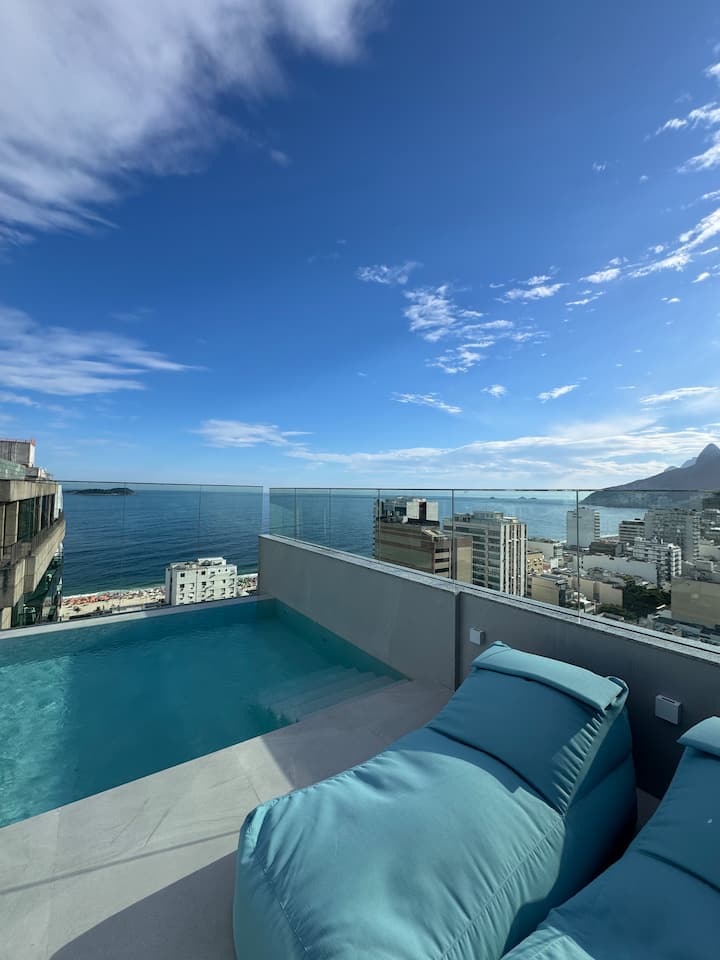 Loft In Brand New Building/rooftop Pool/gym/sauna - Rio de Janeiro